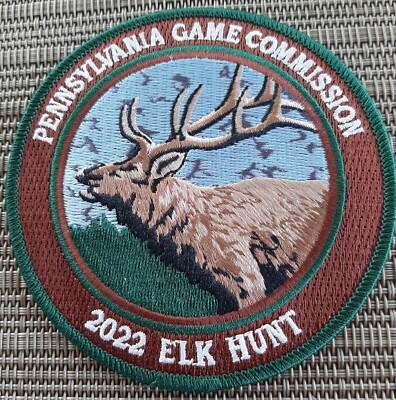 LAST THREE PA GAME COMMISSION ELK HUNT SERIES 4" 2022 BULL ELK IN SNOW ...