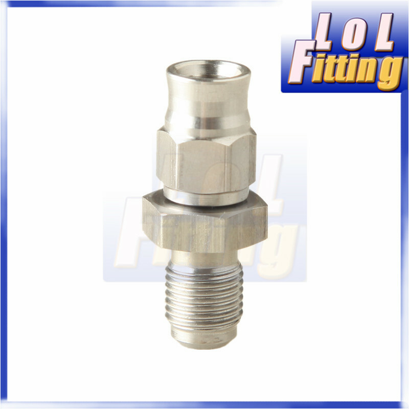 AN3 To AN3 Stainless Steel Male Straight Brake Hose End | eBay