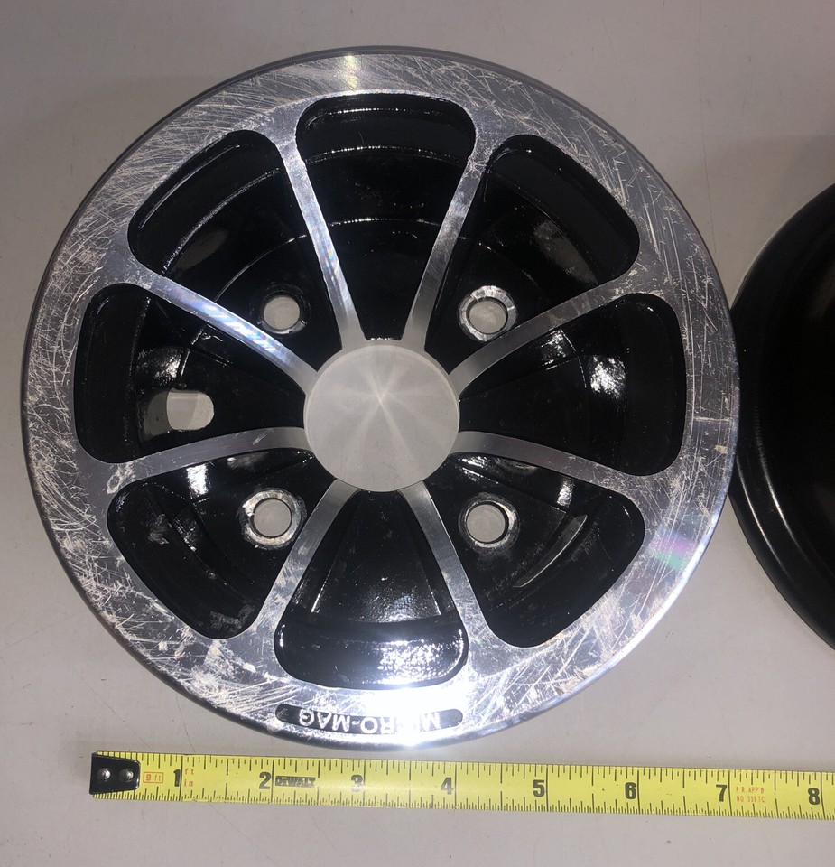 6" Split Rim Wheel (3-1/2" Bolt Pattern) Go Kart Parts Cart trike half ...