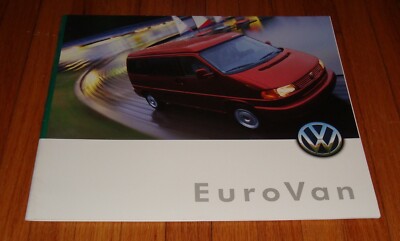 Original 2000 Volkswagen EuroVan Deluxe Sales Brochure Catalog | eBay