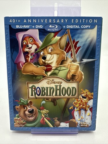 Robin Hood (Blu-ray/DVD/Digital, 2013, 2-Disc Set, 40th Anniversary ...