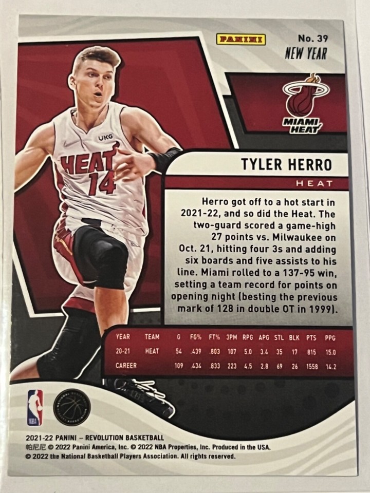 2021-22 Panini Revolution - Chinese New Year #39 Tyler Herro | eBay