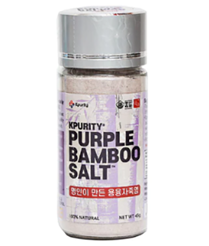 KPURITY Artisan YongYung 9 Times Roasted Purple Bamboo Salt Powder 45g ...