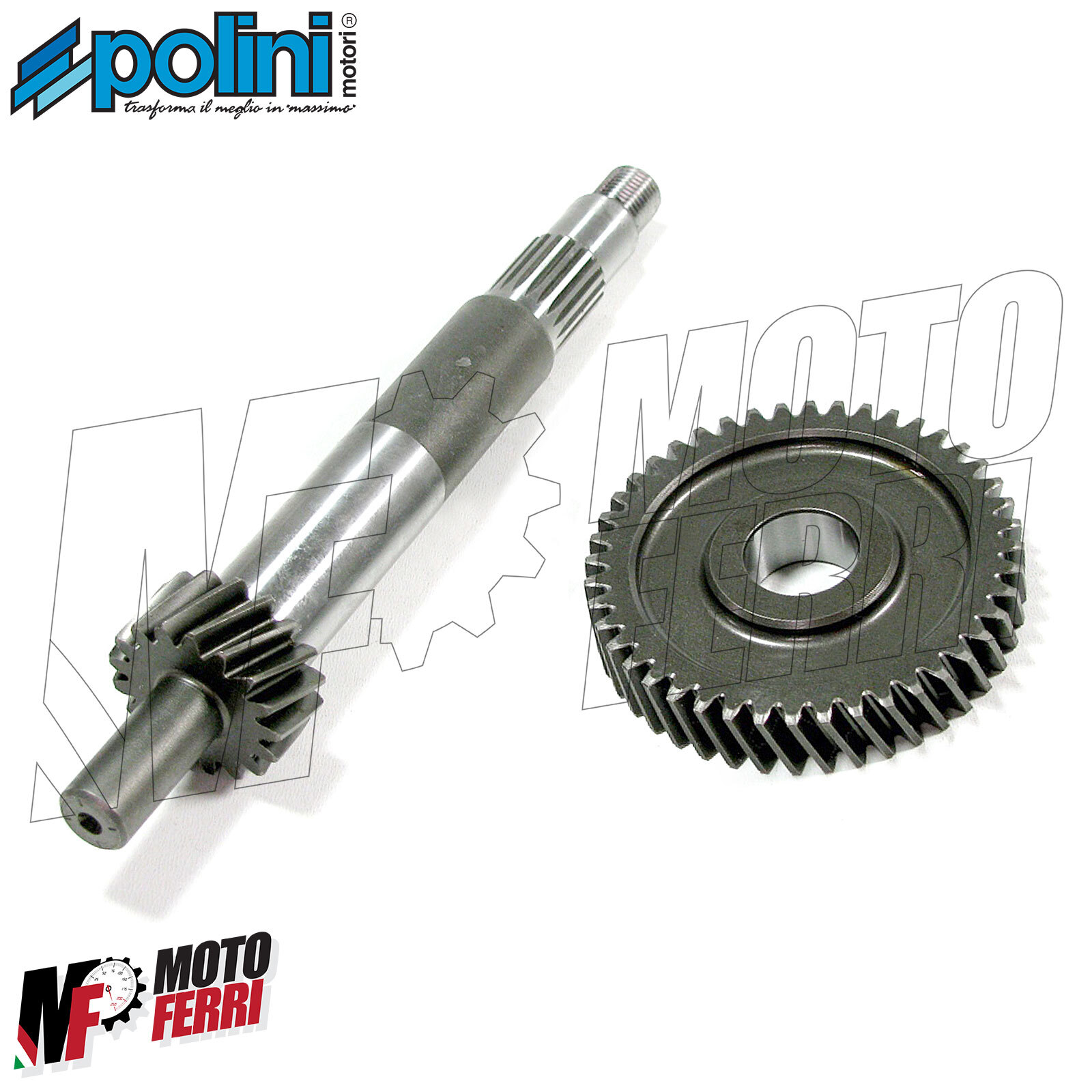 MF1893 Primary Gears Z 17-44 Polini Leader Piaggio Vespa 125 150 200 4T ...