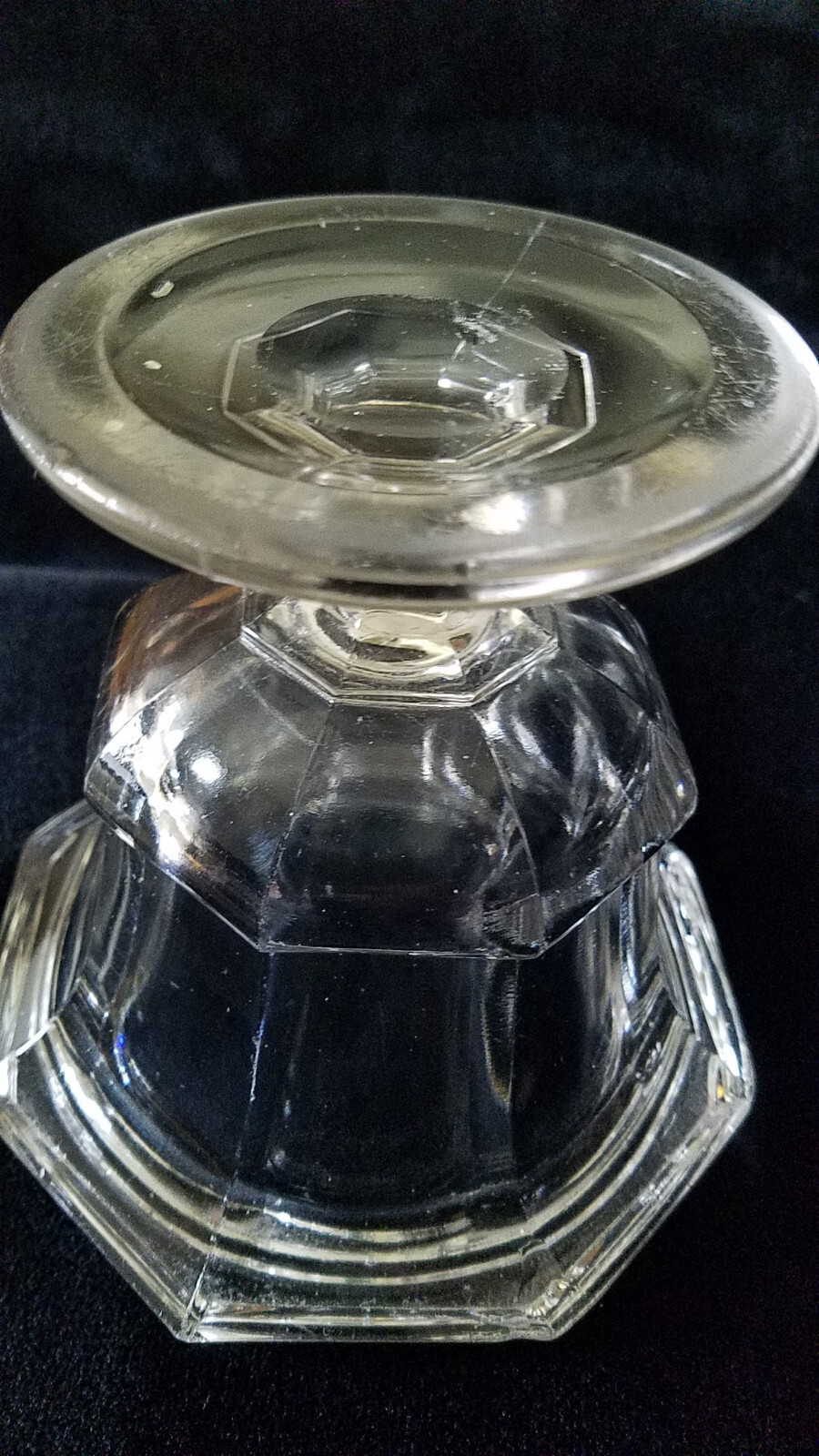 Antique EAPG Flint Glass 8 panel/sided Sugar Bowl No Lid c. 1850 | eBay