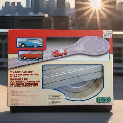 Lemax Classic Car Set 2-Way Road Pattern 14677A Village Collection ...
