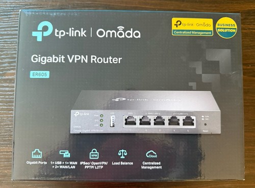 TP-Link ER605 V2 Wired Five Gigabit Ports VPN Router Up to 3 WAN ...