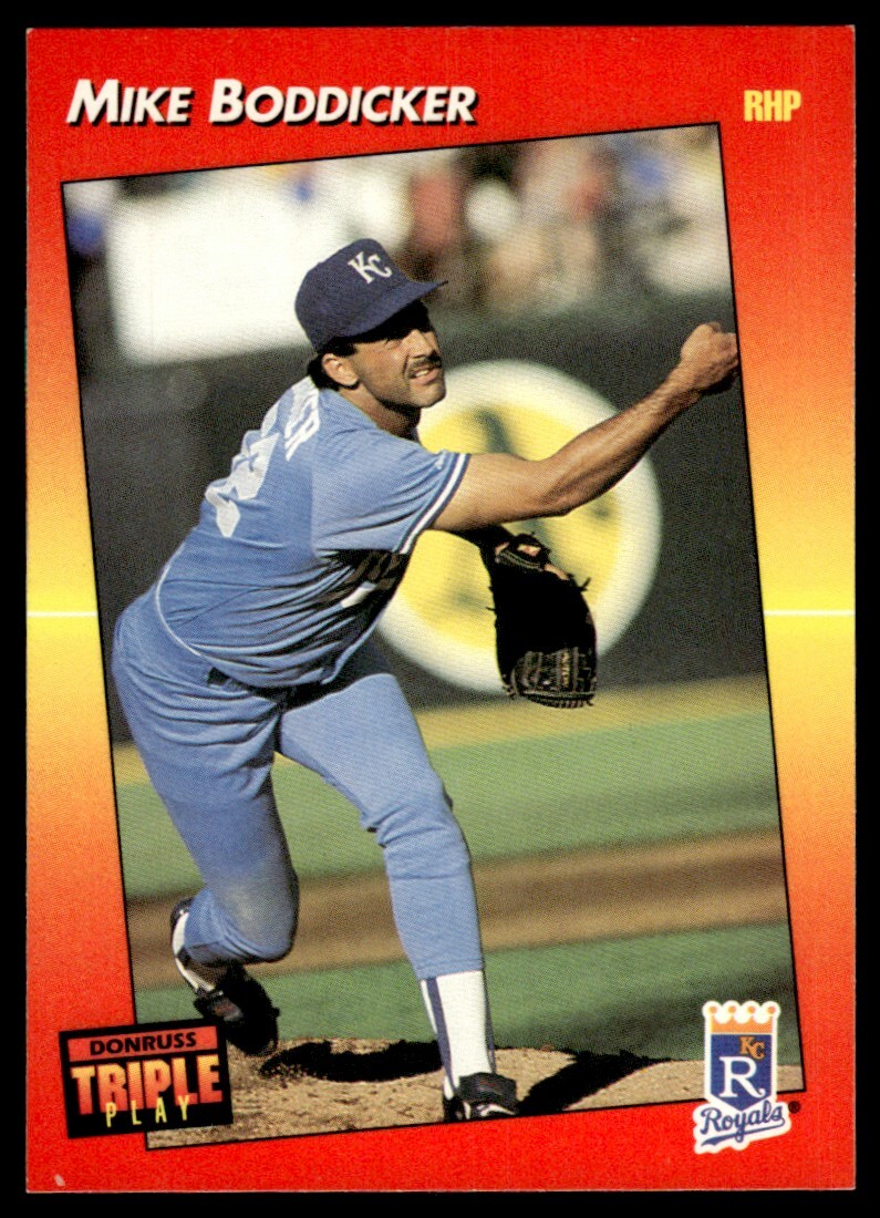1992 Triple Play #12 Mike Boddicker Kansas City Royals | eBay