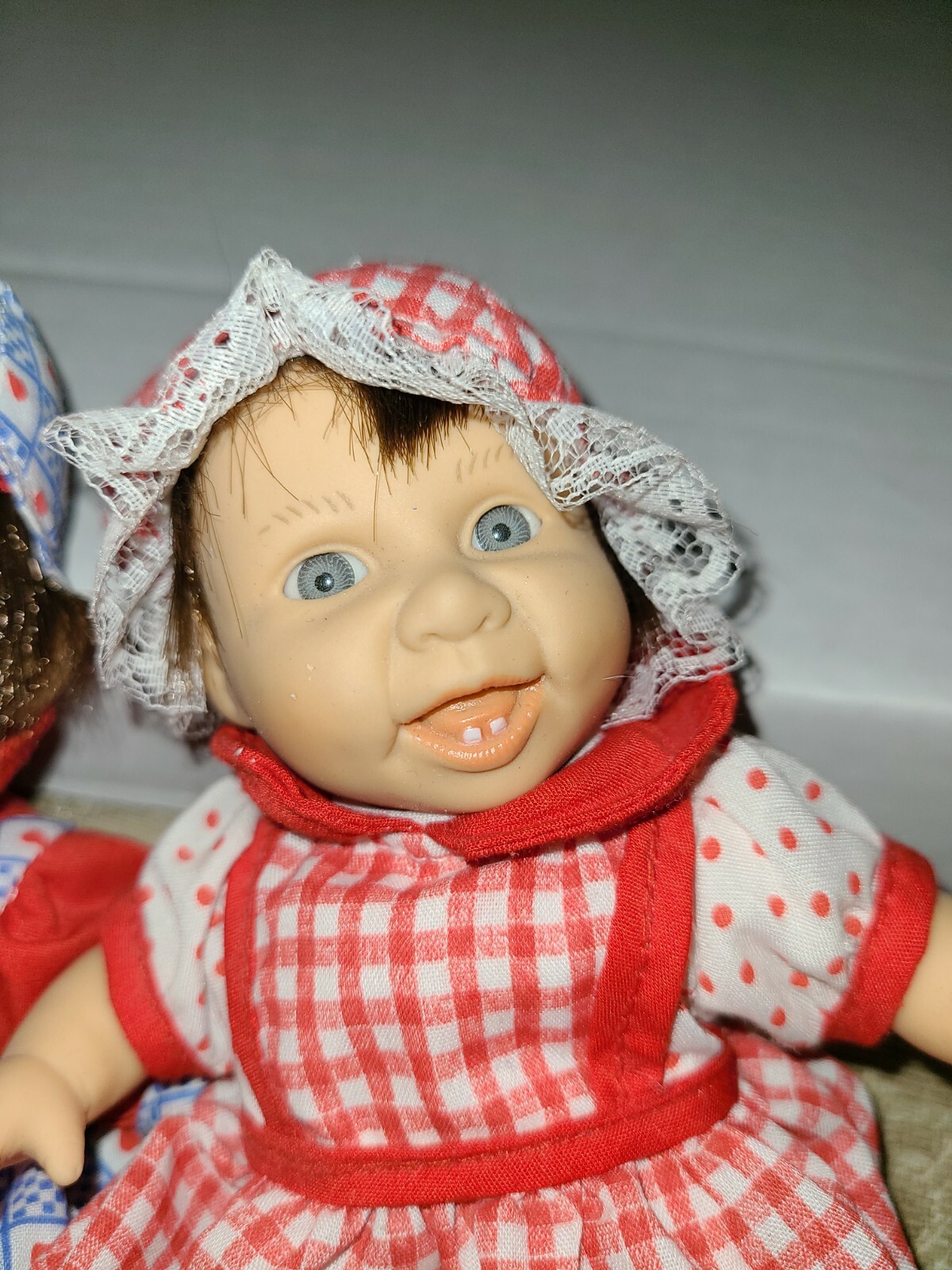 VTG Gi-GO Bean Bag Kids Expression happy toothy smile Face Baby Dolls ...