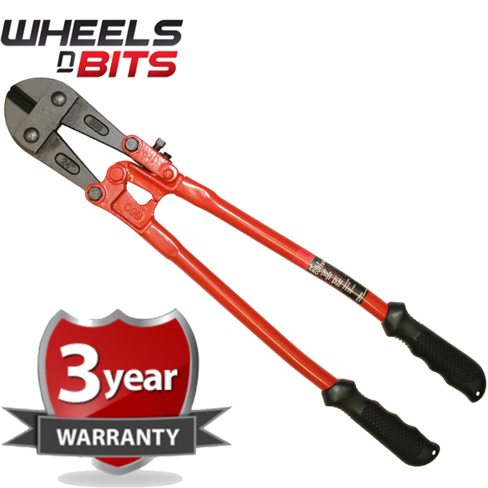 24" 600mm Heavy Duty Hardened Carbon Steel Bolt Cutter Tool Wire Cable ...