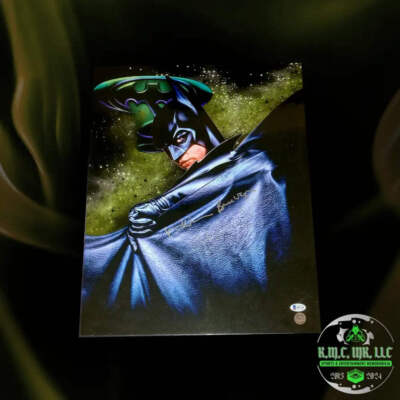 *BATMAN FOREVER VAL KILMER SIGNED AUTOGRAPHED & INSCRIBED "BRUCE WAYNE ...