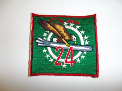 b2078 WW2 US Navy PT patch Patrol Motor Torpedo Boat Squadron Ron 24 ...