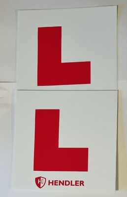 L PLATES X2 Rigid Pair For Motorcycle Scooter Car Van Pair Of L plates ...