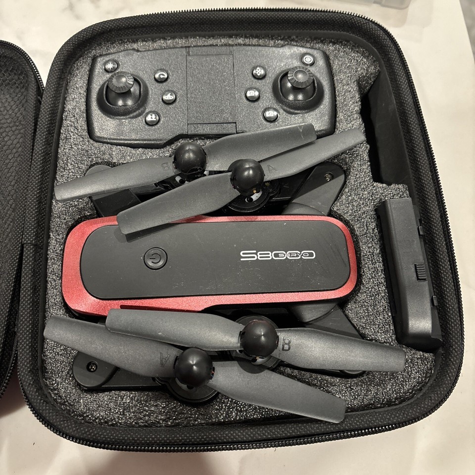 Remote Control Dual 4K HD Camera Motor S8000 RC Quadcopter Drone + 1 ...