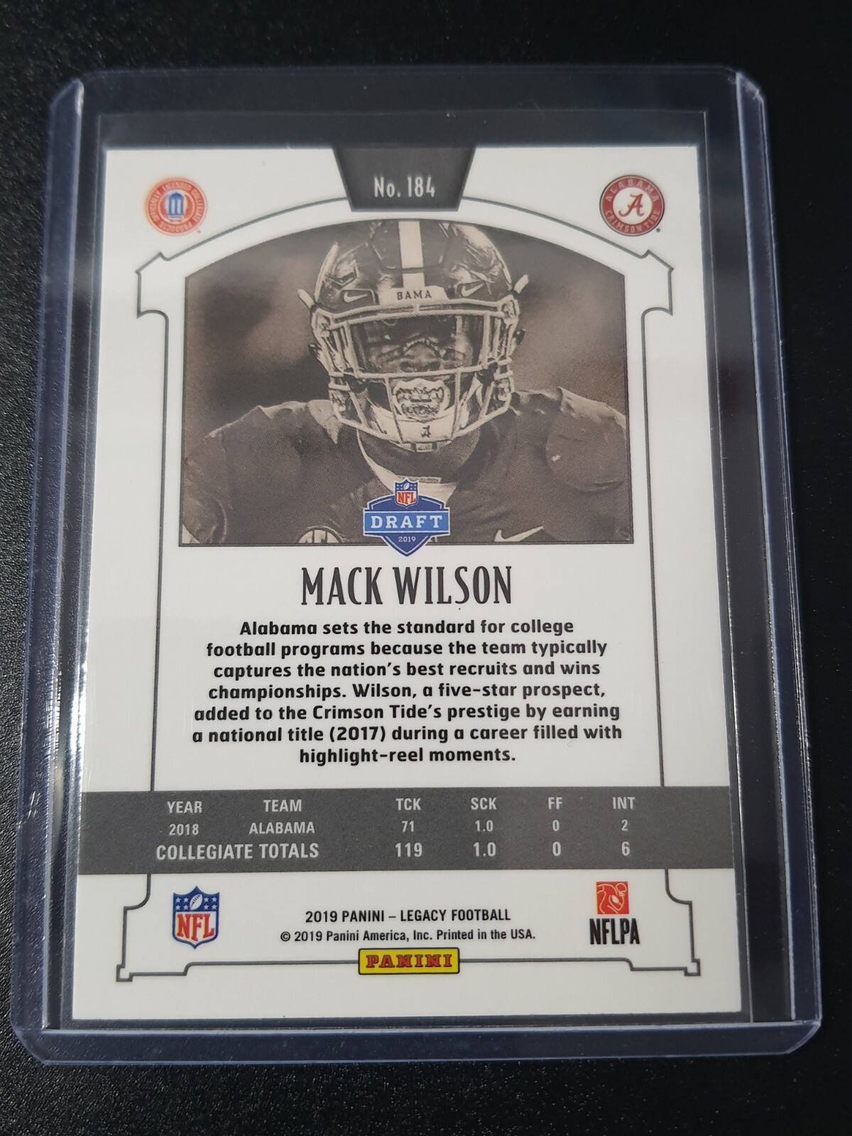 Mack Wilson - Legacy Football 2019 - Alabama, Arizona Cardinals ...