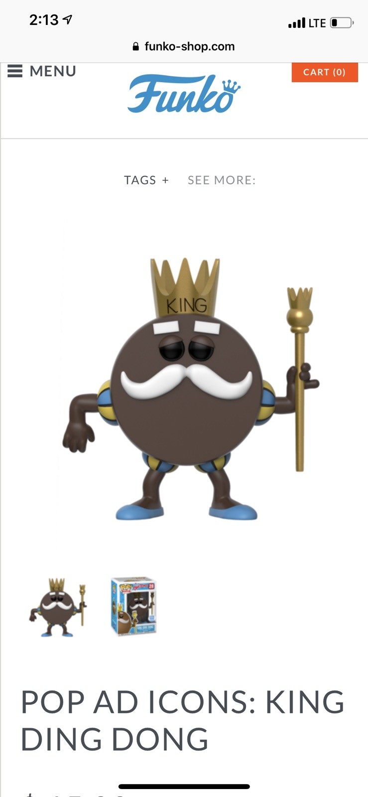 King Ding Dong Funko Pop ! Hostess Ad Icon Ding Dongs (Confirmed ...