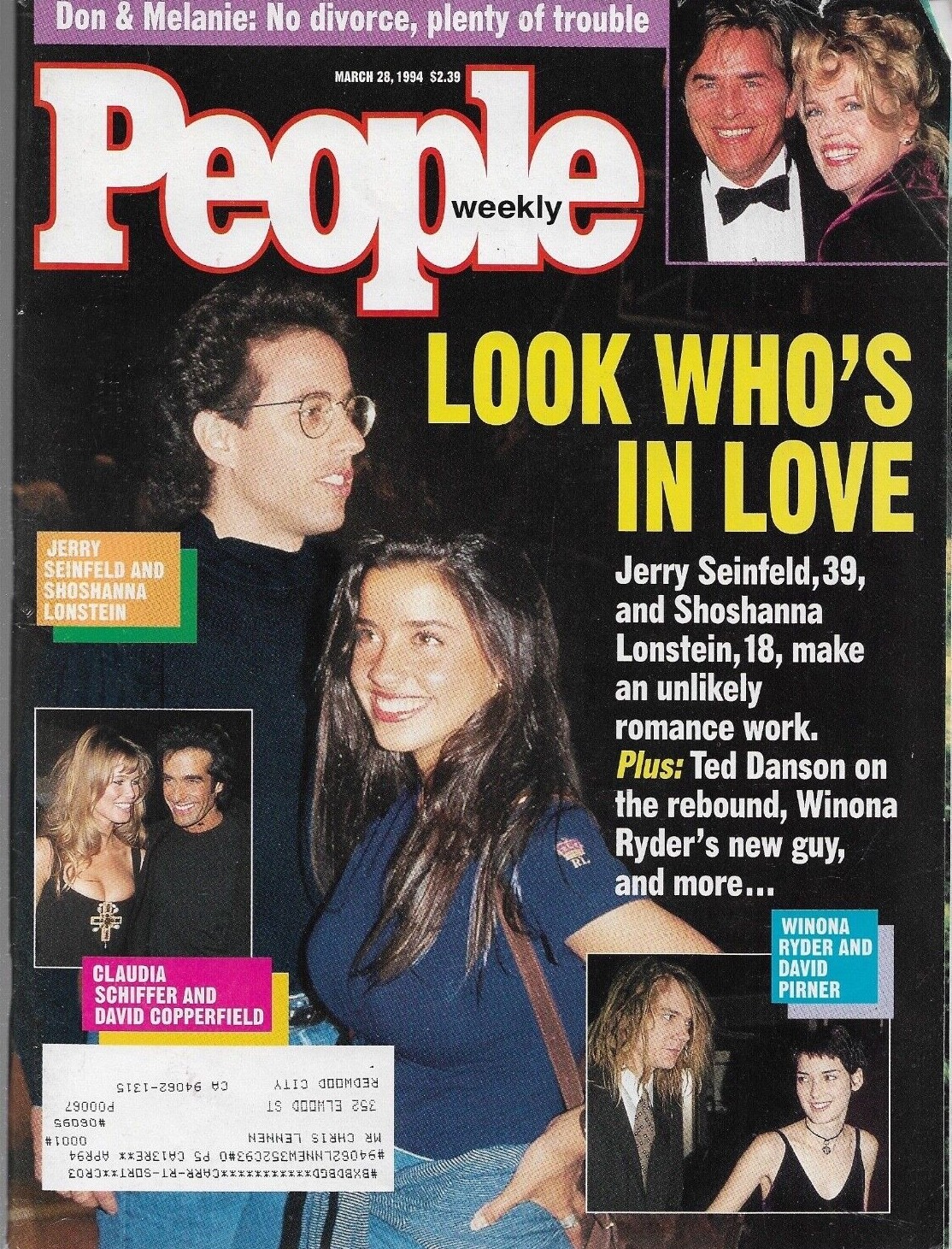 People Mag March 28, 1994 - SHOSHANNA LONSTEIN - JERRY SEINFELD | eBay