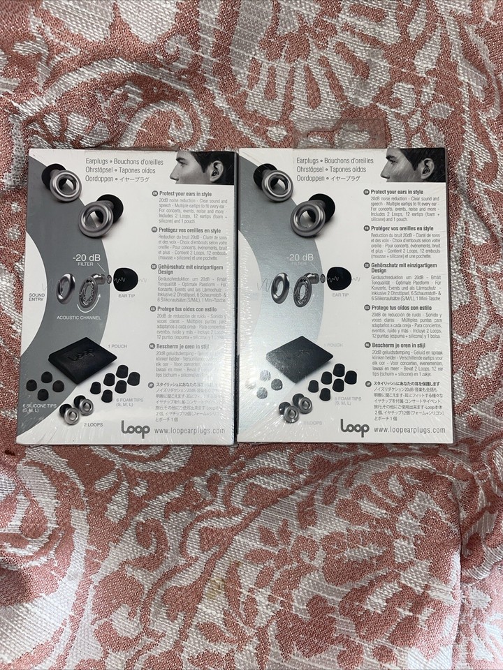 loop earplugs silver scuffed box (Hearing Protection) | eBay