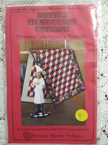 DREAM WEAVER PATTERNS - Quilt Pattern - WOVEN TUMBLING BLOCKS Rev ...