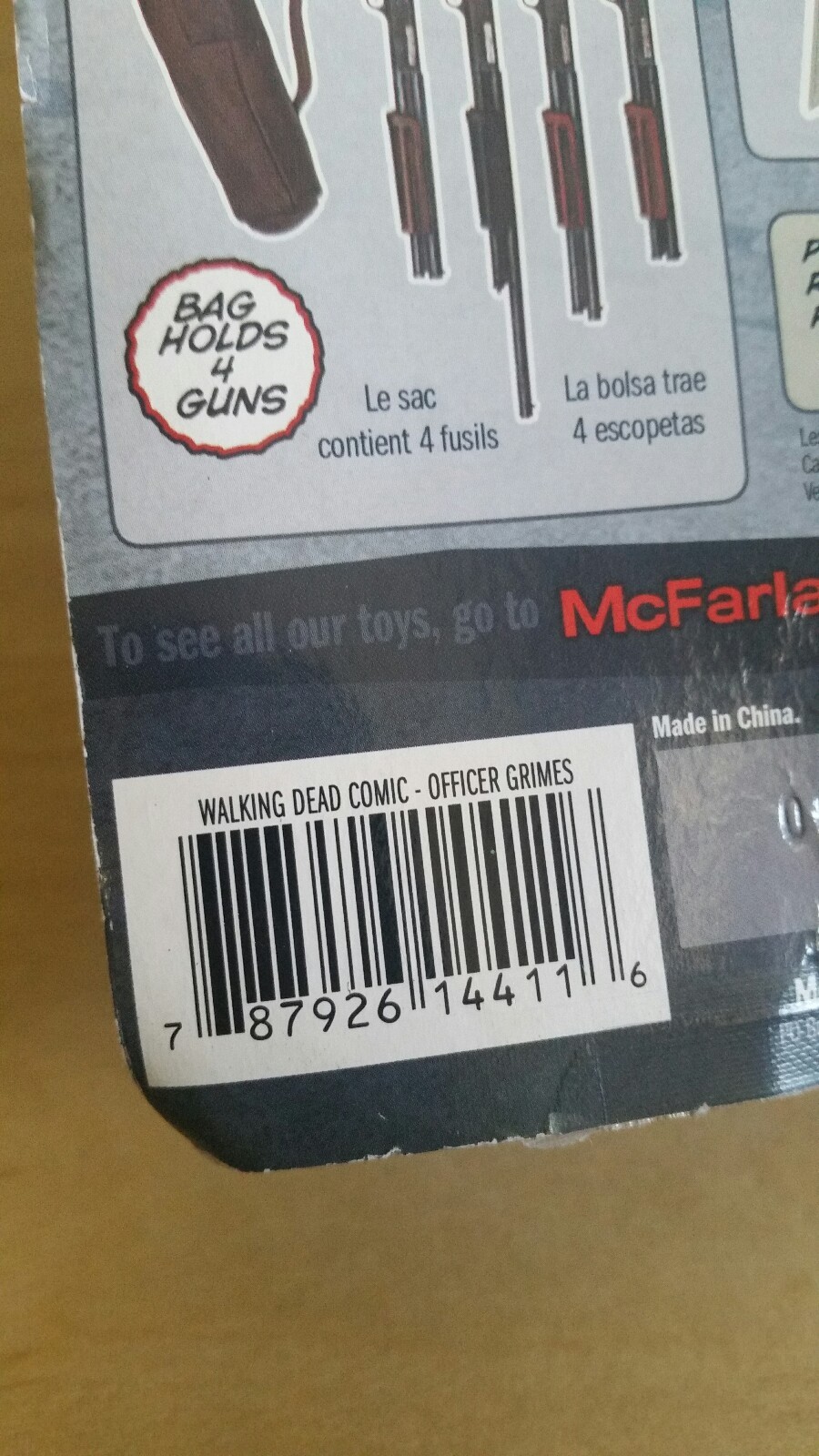 * RARE MISPRINT BOX *Walking Dead Zombie Lurker Figure McFarlane SERIES ...