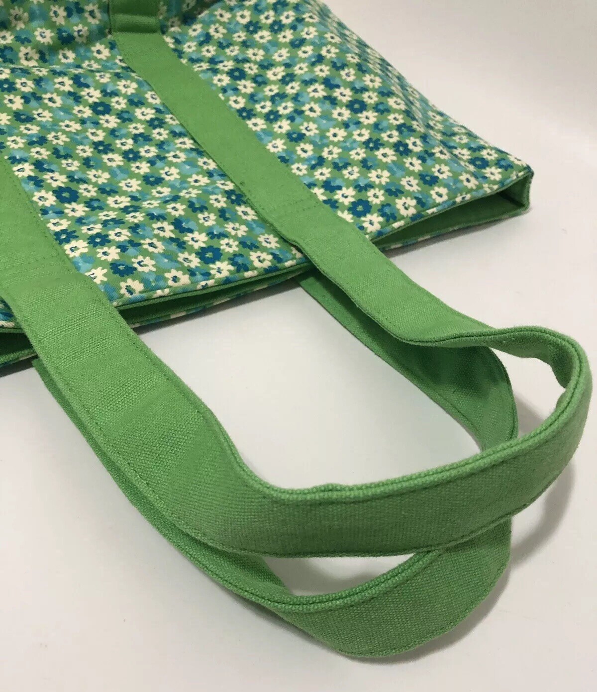 Pendleton 100% Cotton Tote Travel Baby Bag Green Blue Floral RN#29685 ...