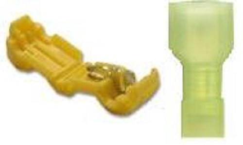 (100) 12-10 AWG T-TAPS & MALE QUICK WIRE CONNECTORS TAP | eBay