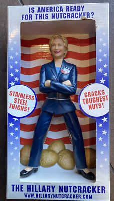 HILLARY RODHAM CLINTON Stainless Steel Thighs NUTCRACKER Cracks ...