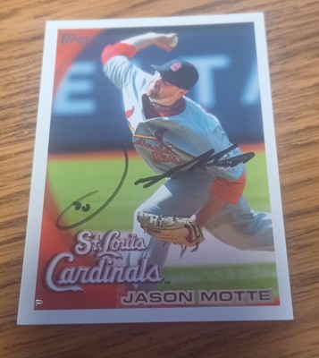 Jason Motte 2010 Topps Signed/Auto Card Cardinals | eBay