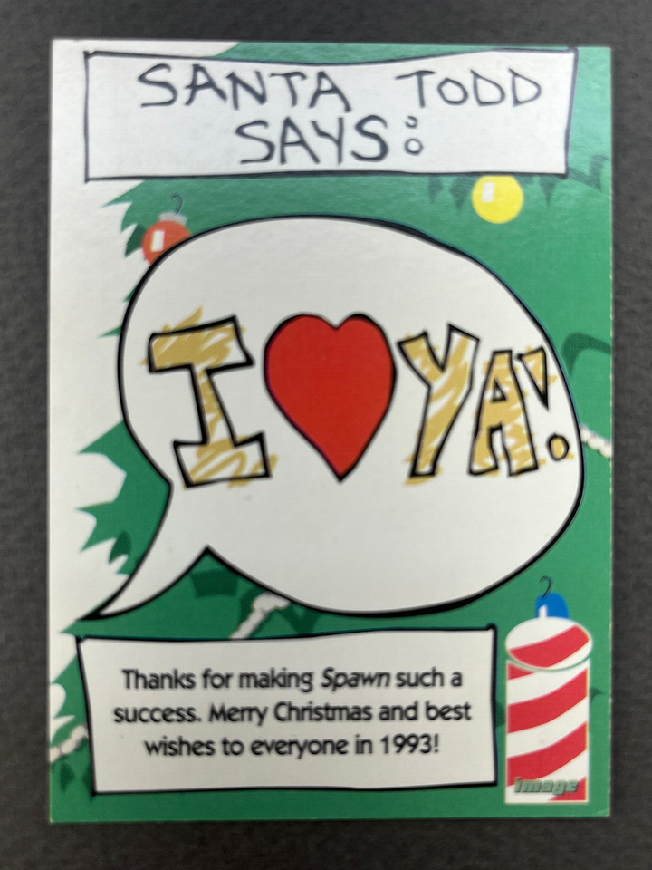 McFarlane's Santa Todd Card 1993 Image Comics | eBay