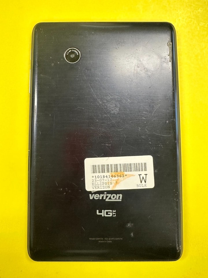 Verizon Wireless QMV7B Ellipsis 7-Inch 8GB Black(WIFI & 4G LTE)Average ...