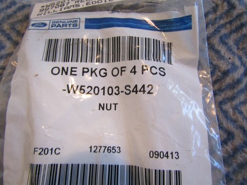 NOS FORD PART NUMBER W520103-S442 NUT LOT OF 3 NEW GENUINE FORD | eBay