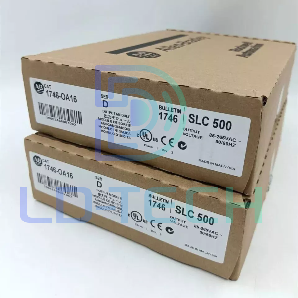 NEW Factory Sealed Allen Bradley 1746-OA16 SER D SLC 500 Output Module In Box AB | eBay