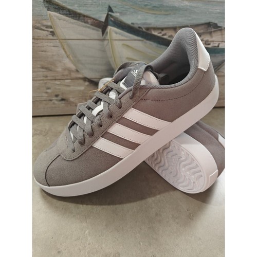 Adidas VL Court 3.0 Sneakers Men's Size 10 ID6276 Gray / White | eBay