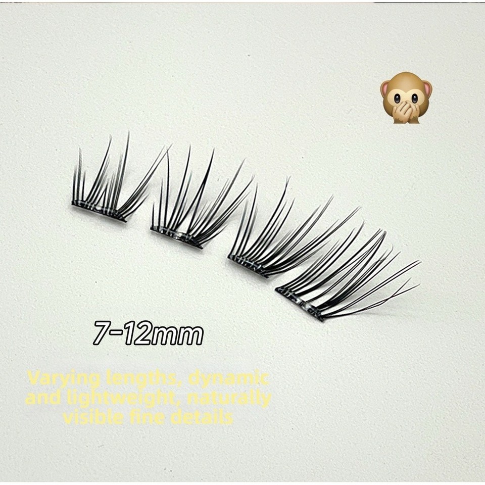Natural Look Wild Fox Style False Eyelashes No Glue Needed Fluffy ...