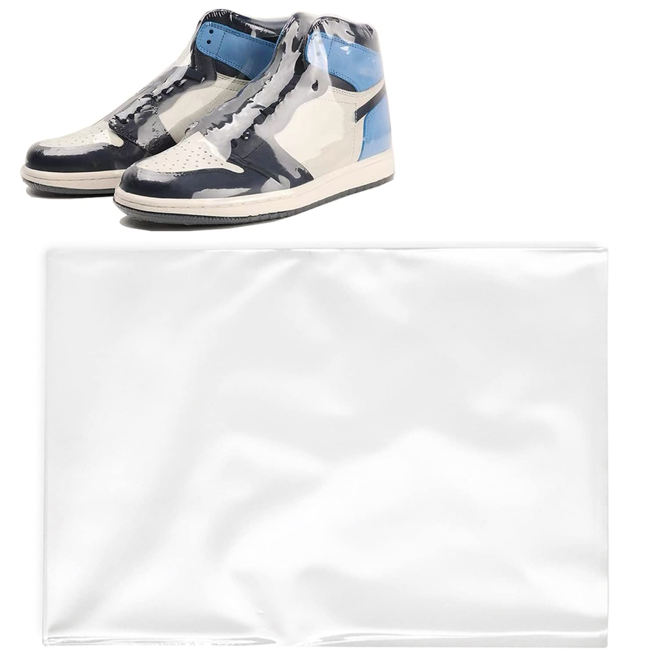Shoe Shrink Wrap Bags,100 Pcs 11X18 Inches Sneaker PVC Heat Shrink ...