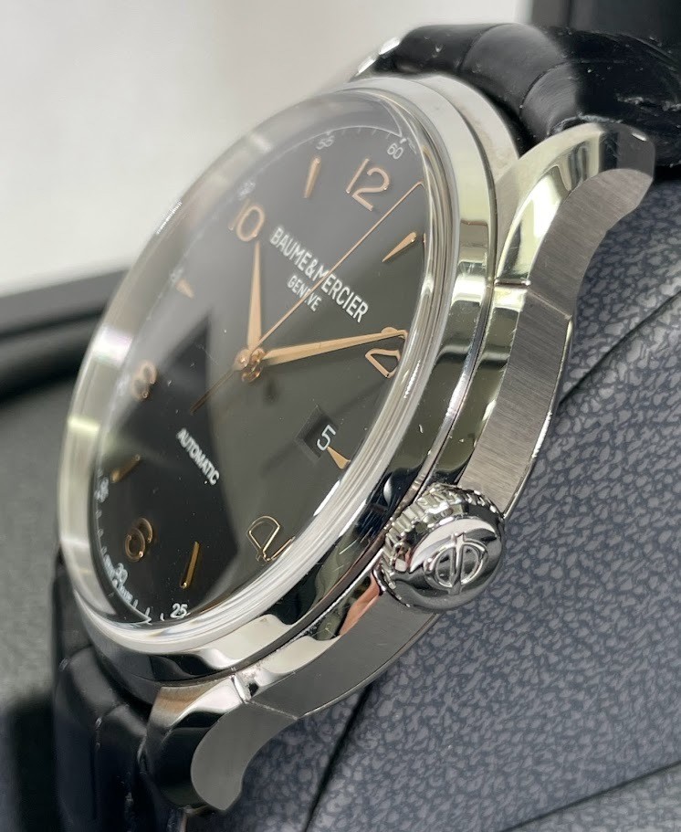 Baume & Mercier Clifton Black Dial Automatic 45mm Men's Watch M0A10366 ...