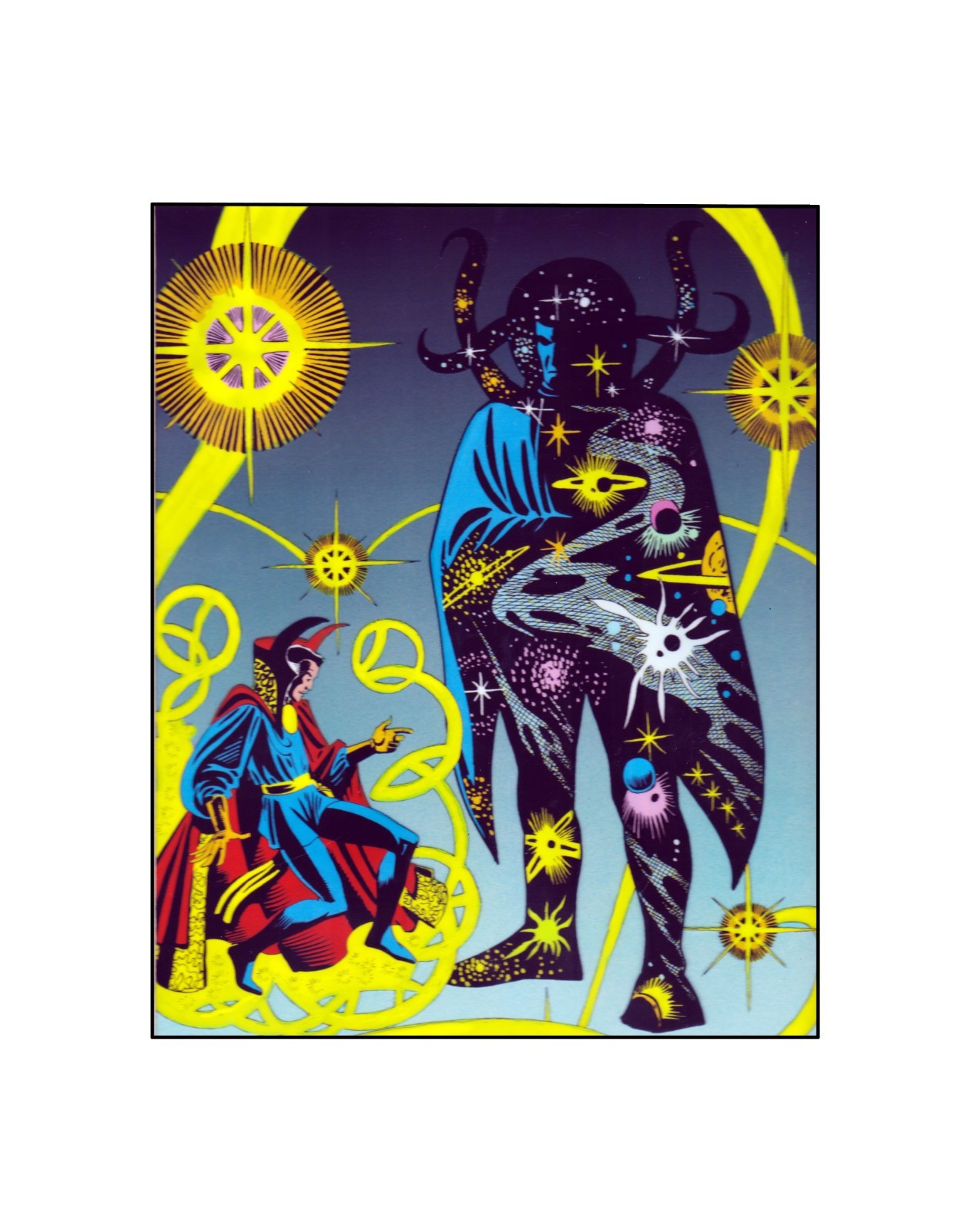 Dr. Strange meets Eternity / Marvel Silver Age Comic Book Sericel ...