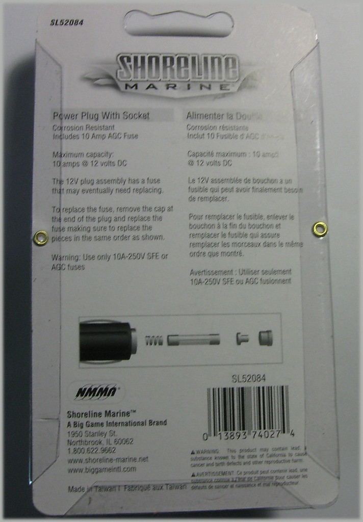 Shoreline Marine SL52084 Power Plug with Socket (2 Plugs) | eBay UK