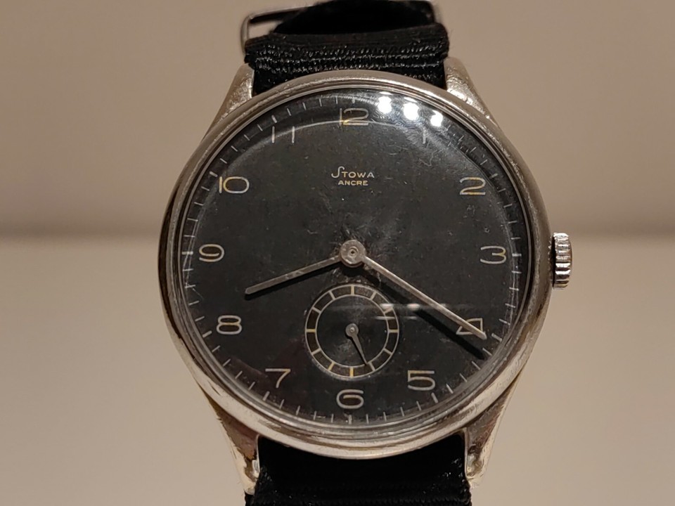 RARE OVERSIZE 39mm WW2 MILITARY GERMANY ARMY MEN'S MECHANICAL WATCH ...