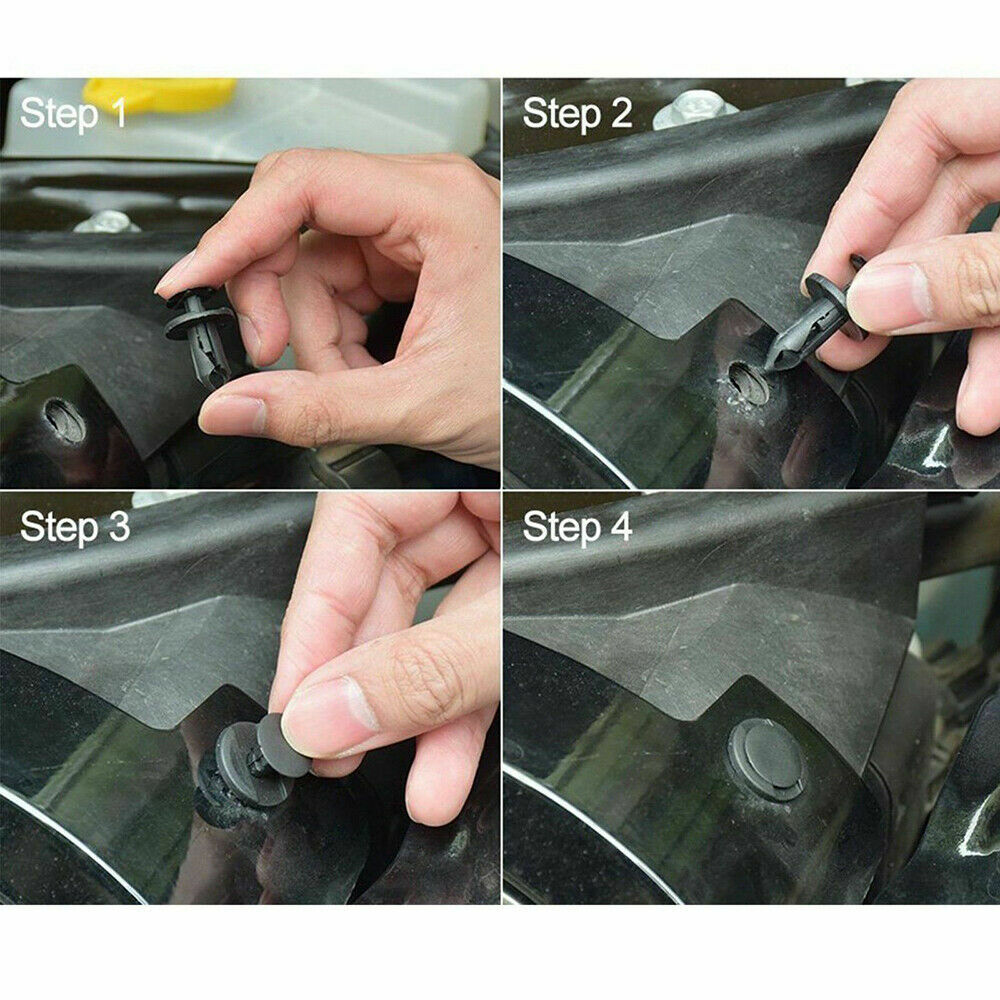 40x Plastic Rivets Fastener Clip Bumper Push Pin For Cadillac ATS CTS ...
