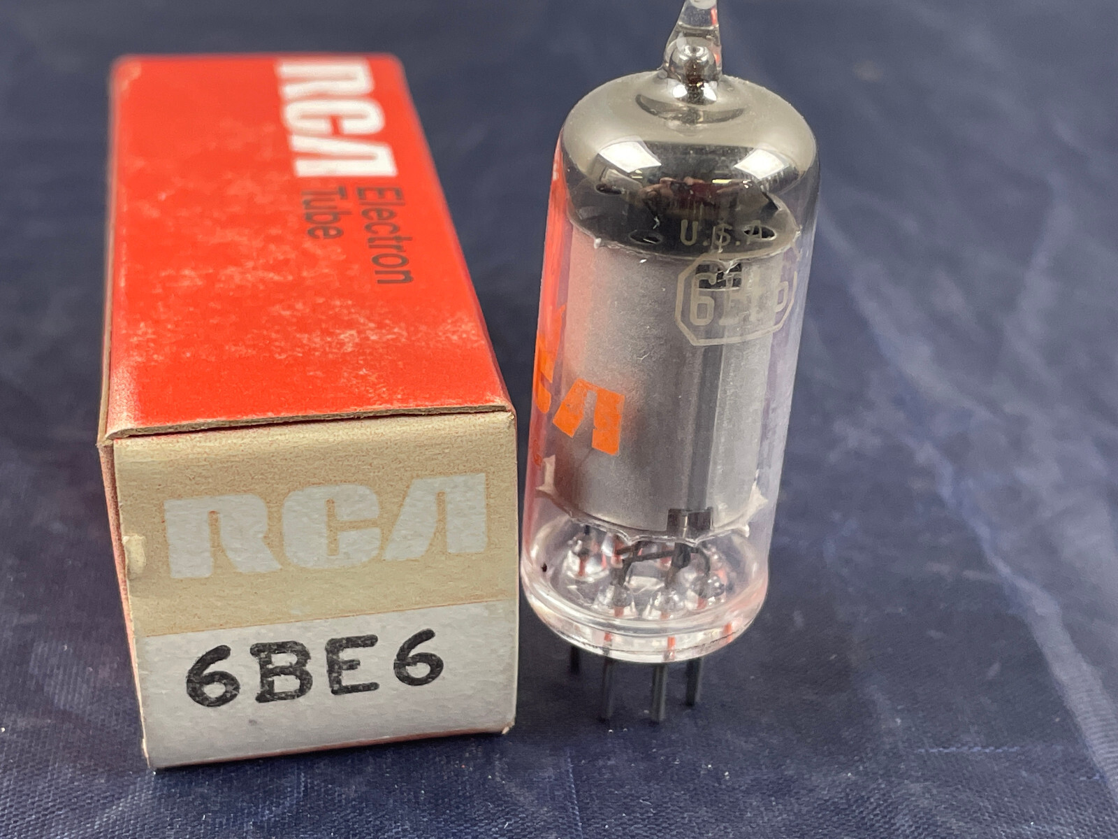 Vacuum Tubes RCA Collection Lot 6: EM84 6JH8 6EW7 6AU6A 6BE6 6X8 Set ...