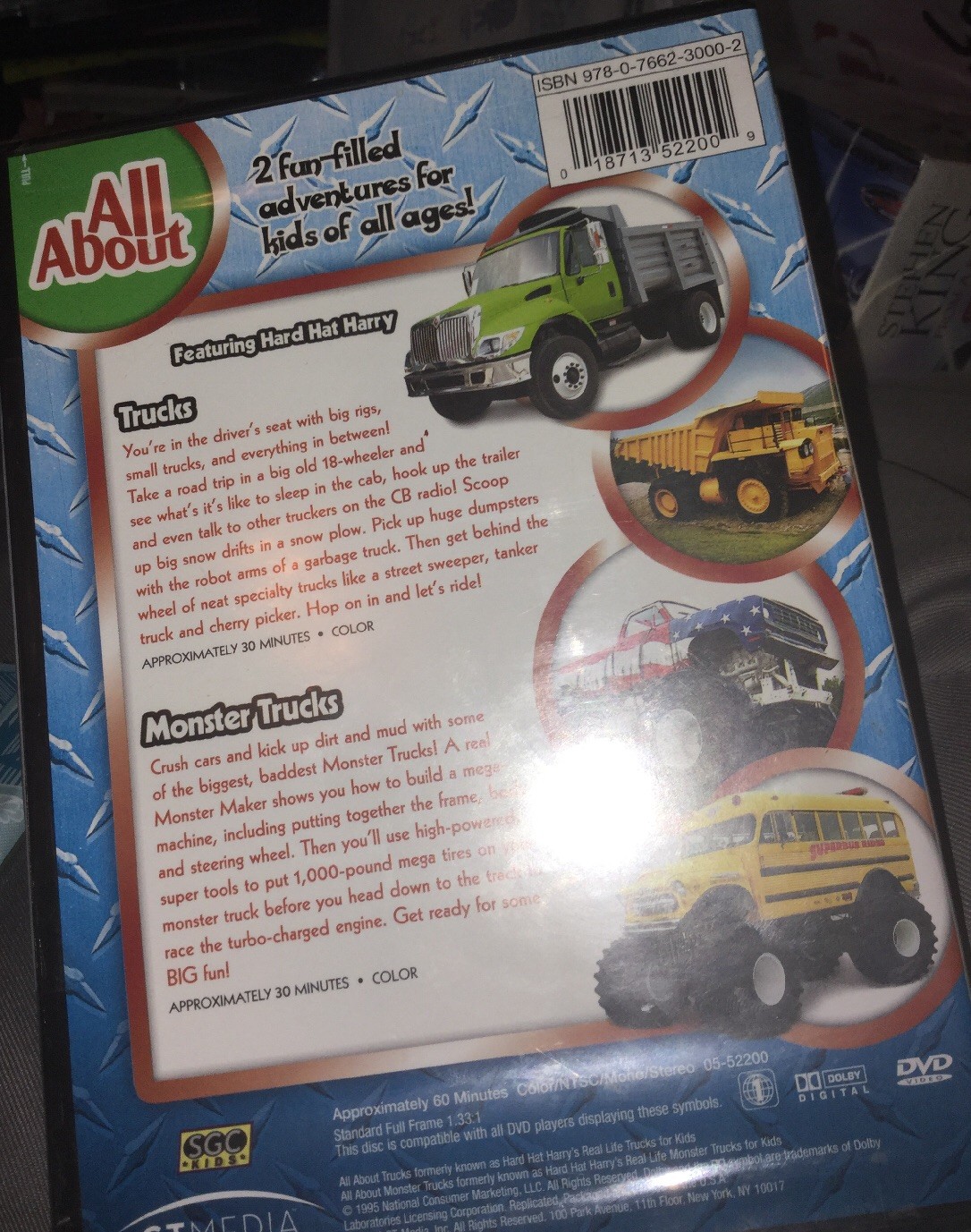 All About Trucks & Monster Trucks - (DVD Region 1) New Sealed Rare ...