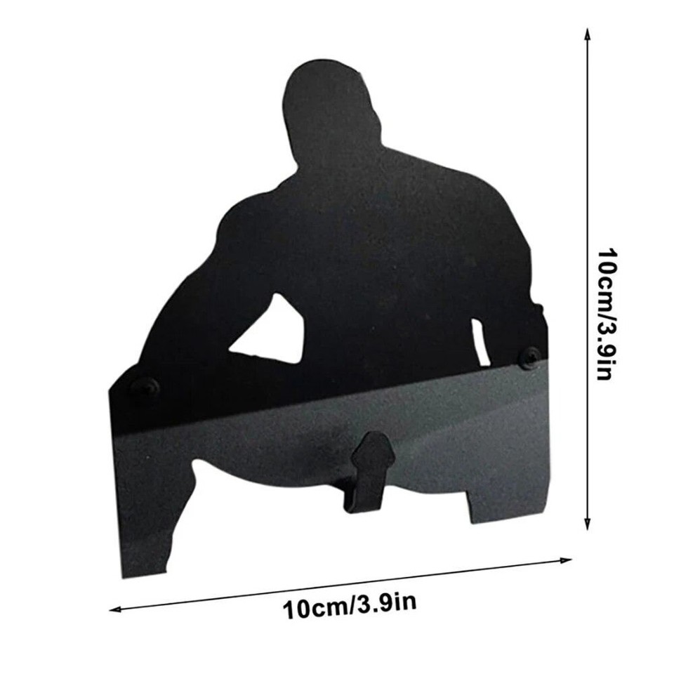 Easy Use Barry Key Holder Hanger Black Door Hanging Rack Metal Coat ...