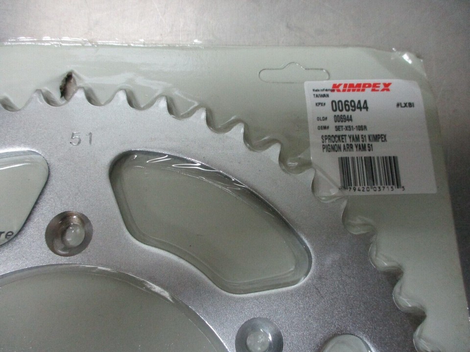 Kimpex - 5ET-X51-10SR, 006944 - R.O.C. Rear Sprocket, 51T | eBay
