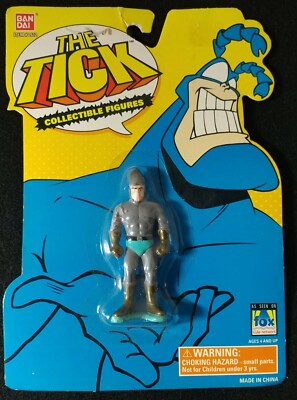 THE TICK ACTION FIGURE Human Bullet 1994 RARE Bandai BRAND NEW Sealed ...
