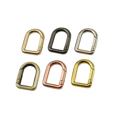 Hot Metal Spring D Ring Snap Hook Rectangular Clips For Handbag ...