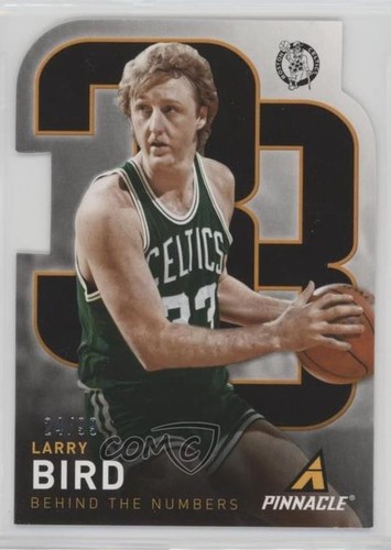 2013-14 Panini Pinnacle - Behind the Numbers Larry Bird #18 Die-Cut /99 ...