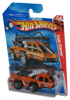 Hot Wheels Race World Movie Stunts '10 4/4 Orange Flame Stopper Toy 176 ...