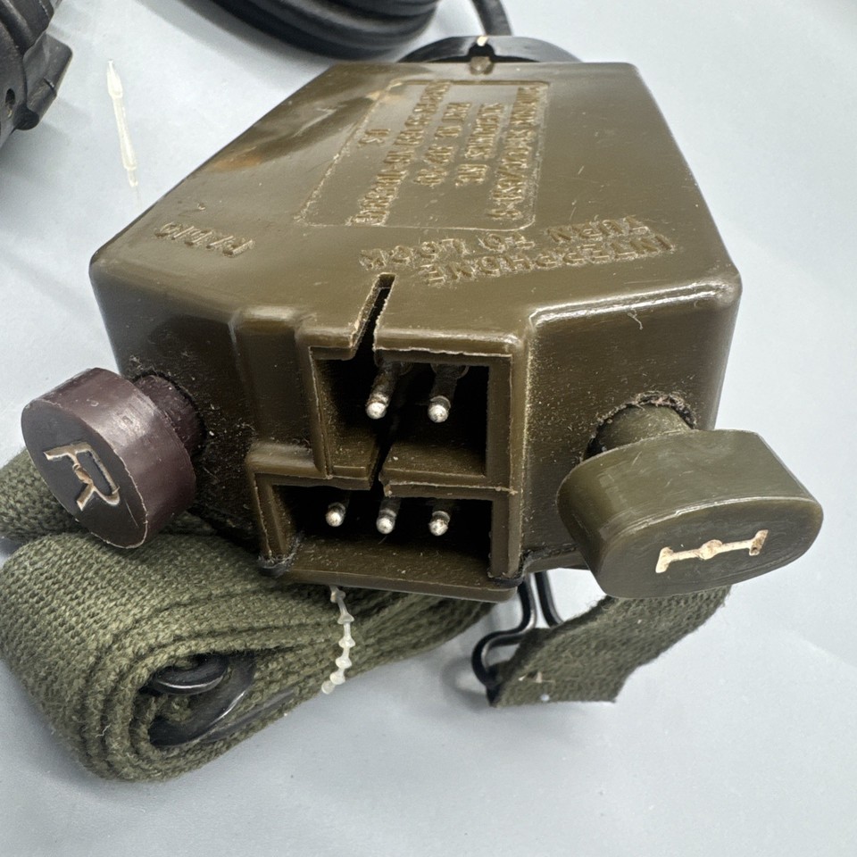 Vintage SwitchBox Chest Set SA-142C/GSA-6 US Army Vietnam Korea Headset ...
