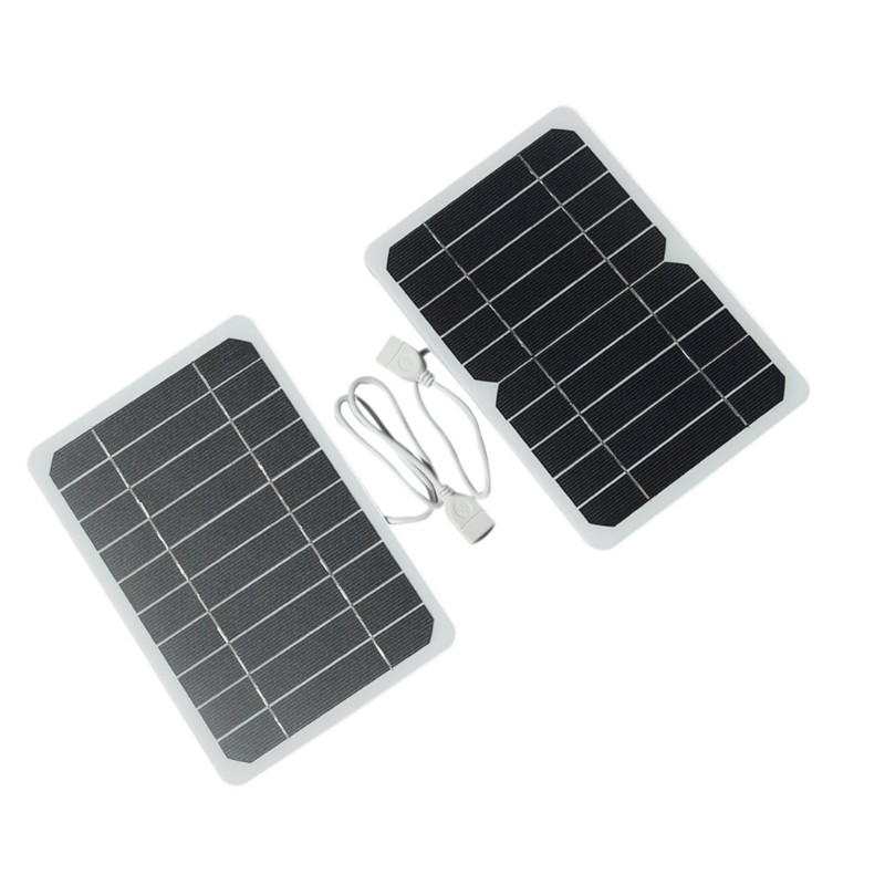 Outdoor Camping 5W 5V Portable Solar Panel Charging Folding Lightweight ...